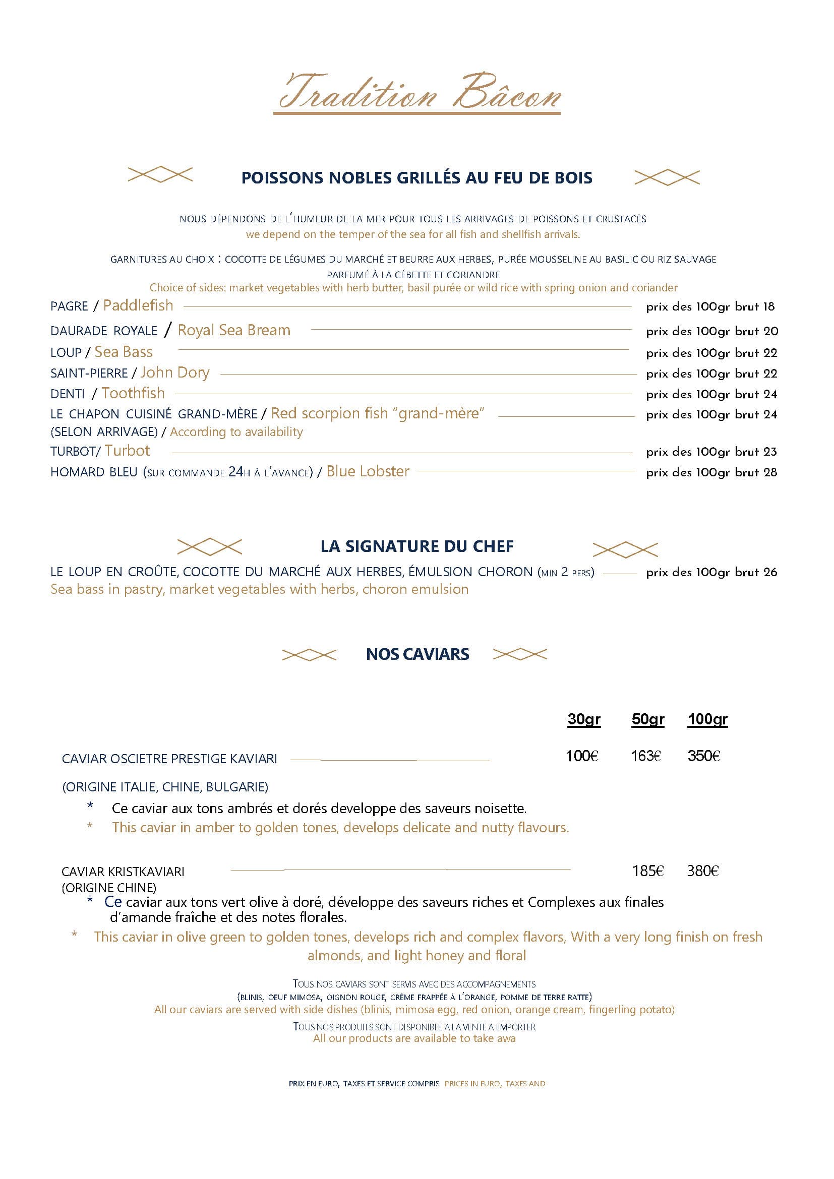 Tradition Bacon - La Maison de Bacon